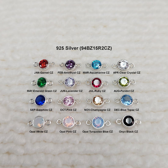 GF4BZ15R2CZ / 94BZ15R2CZ 4mm Connector With Cubic Zirconia Gold Filled – 14KGF.COM