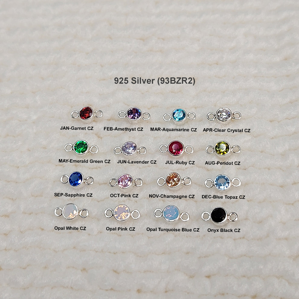 GF3BZR2 / 93BZR2 3mm Connector With Cubic Zirconia Gold Filled (14KGF) – 14KGF.COM